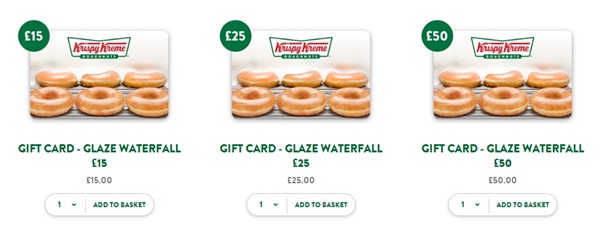 Gift Cards – Krispy Kreme